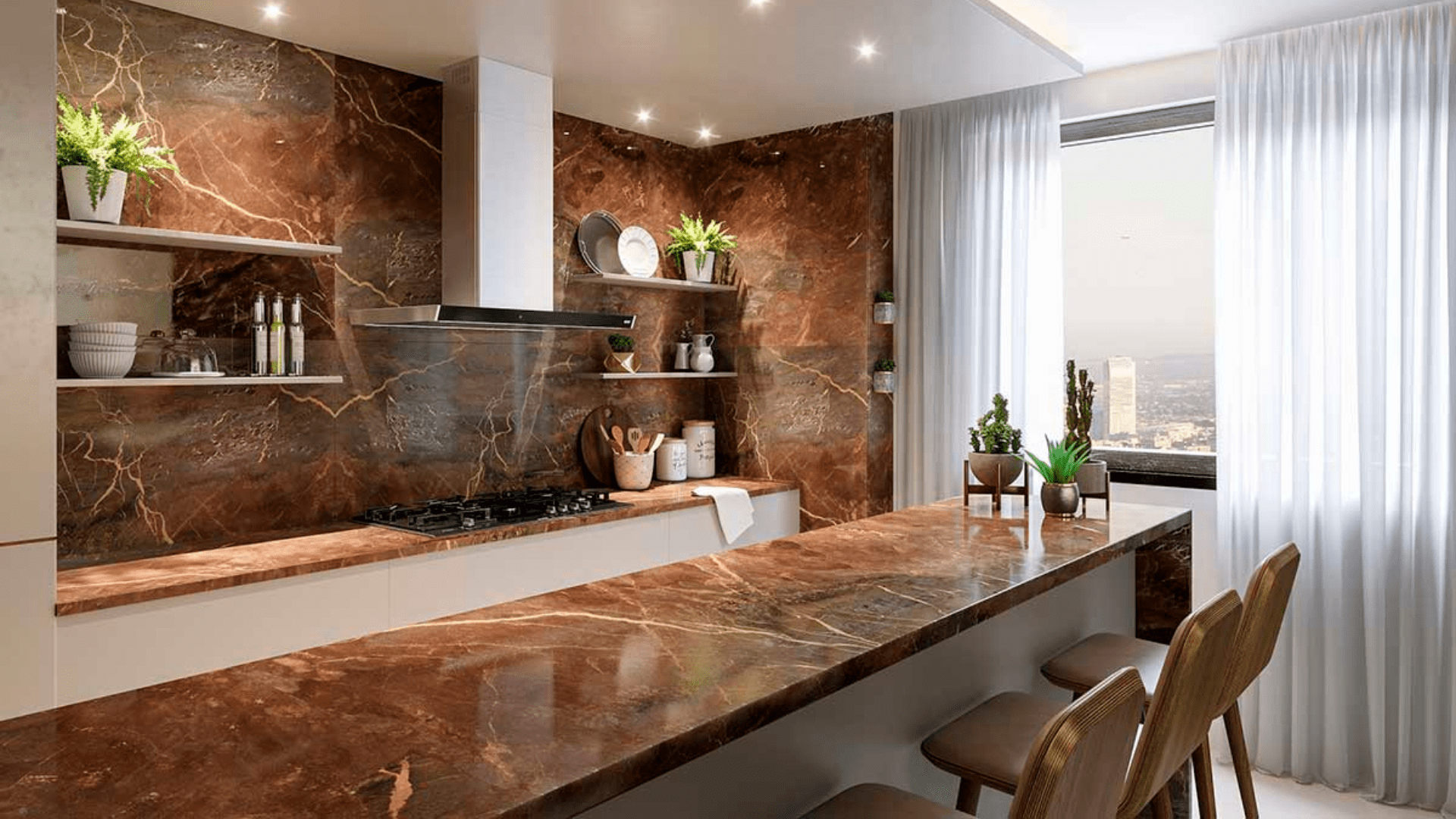 5 aplicações de textura de quartzito para projetos 3D de alto padrão ...